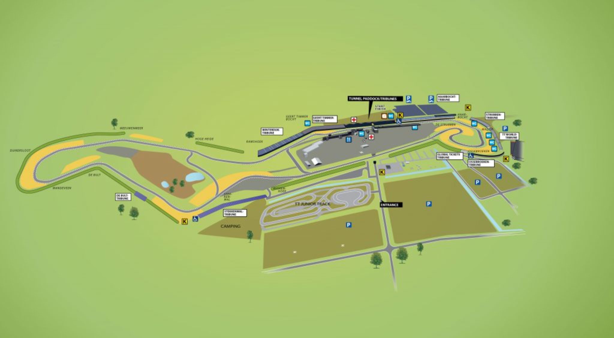 Plattegrond - TT Assen Fanbase